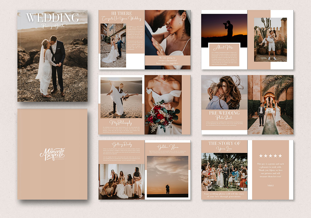 Wedding Pricing Guide Canva Template